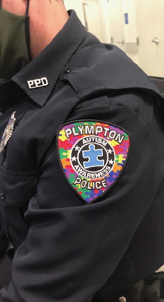 Plympton PD puts a patch on Autism awareness - Plympton-Halifax Express